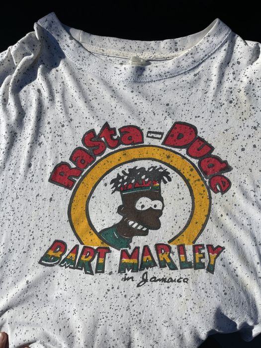 Vintage Rare 90’s Bart Simpson as Rasta dude Bart Marley | Grailed