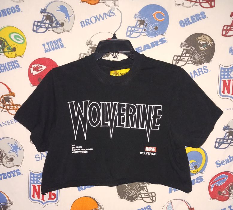 Wolverine 2022 Darc Sport Marvel X Mens Wolverine Hero Elite Crop Top ...