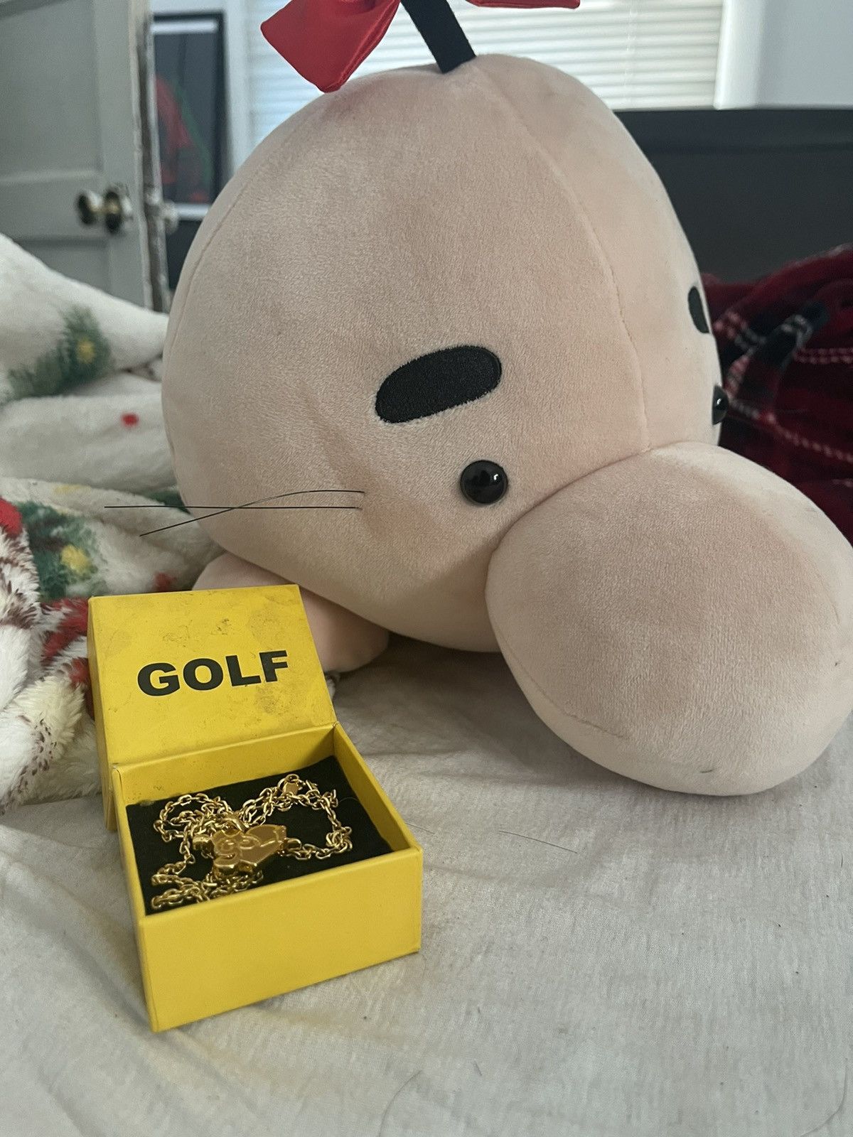 Golf Wang GOLF WANG GOLD PLATED CUPID NECKLACE | Grailed