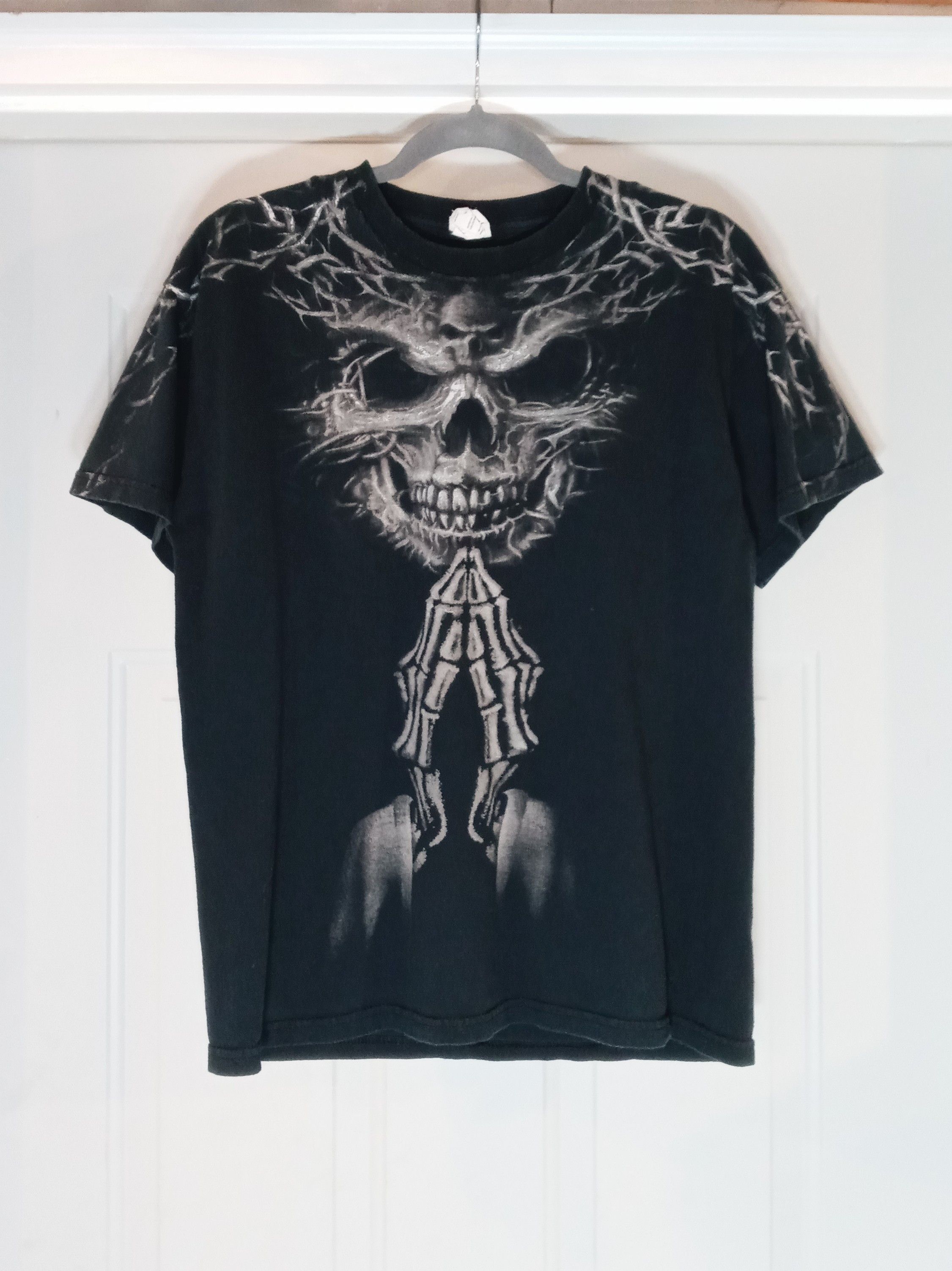 Skulls Grim Reaper Skeleton Faded Tee | Grailed