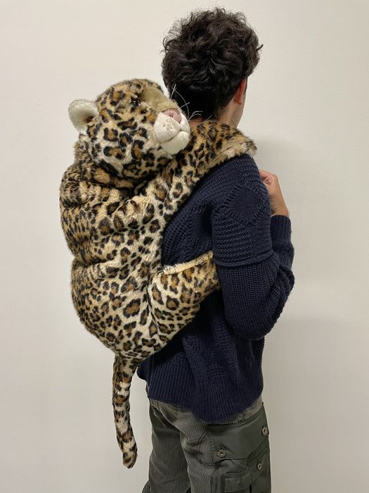 Dolce & Gabbana 2018 Leopard Backpack lil uzi vert bear runway archive ...