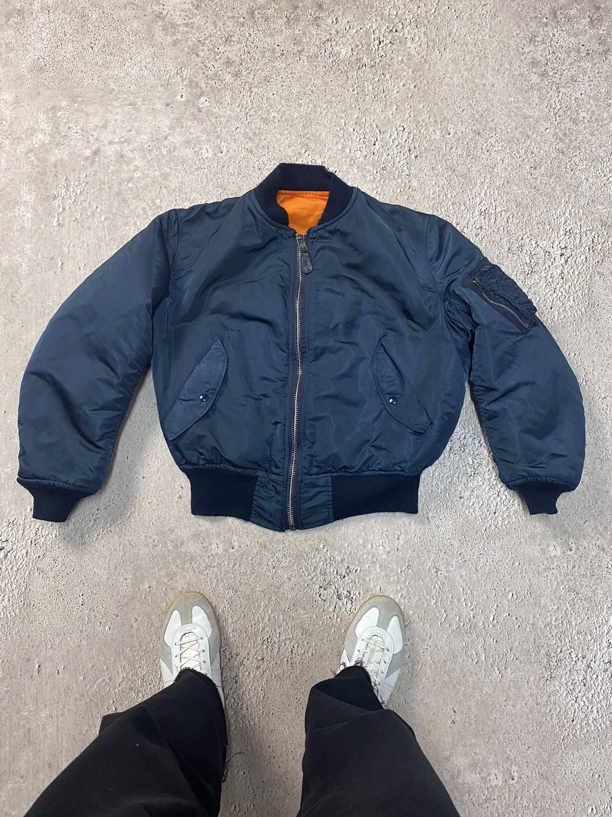 Alpha Industries × Bomber Jacket × Vintage 🔥Alpha industries Flyers MA ...