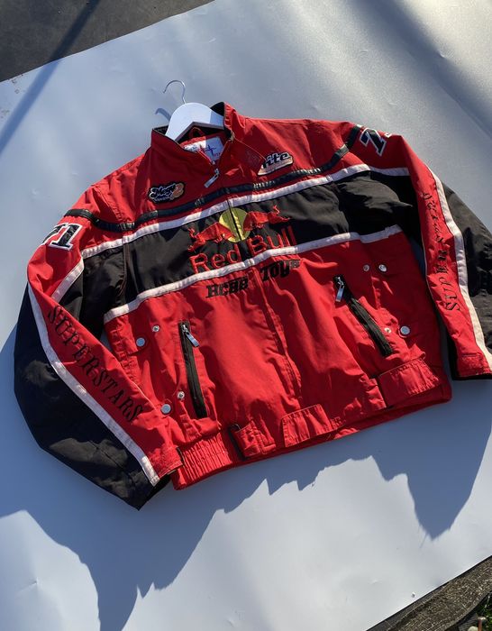 Vintage Vintage 90s RED BULL Racing Jacket Like Nascar | Grailed