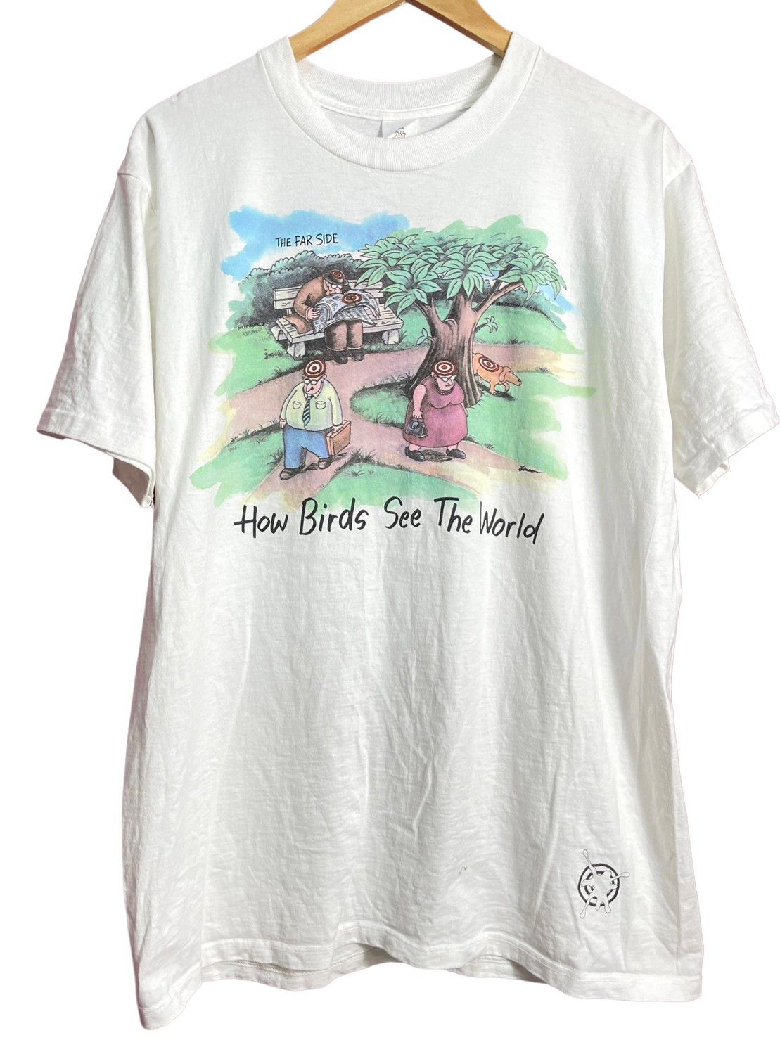 Vintage Vintage 90s How Birds See The World The Far Side T-shirt | Grailed
