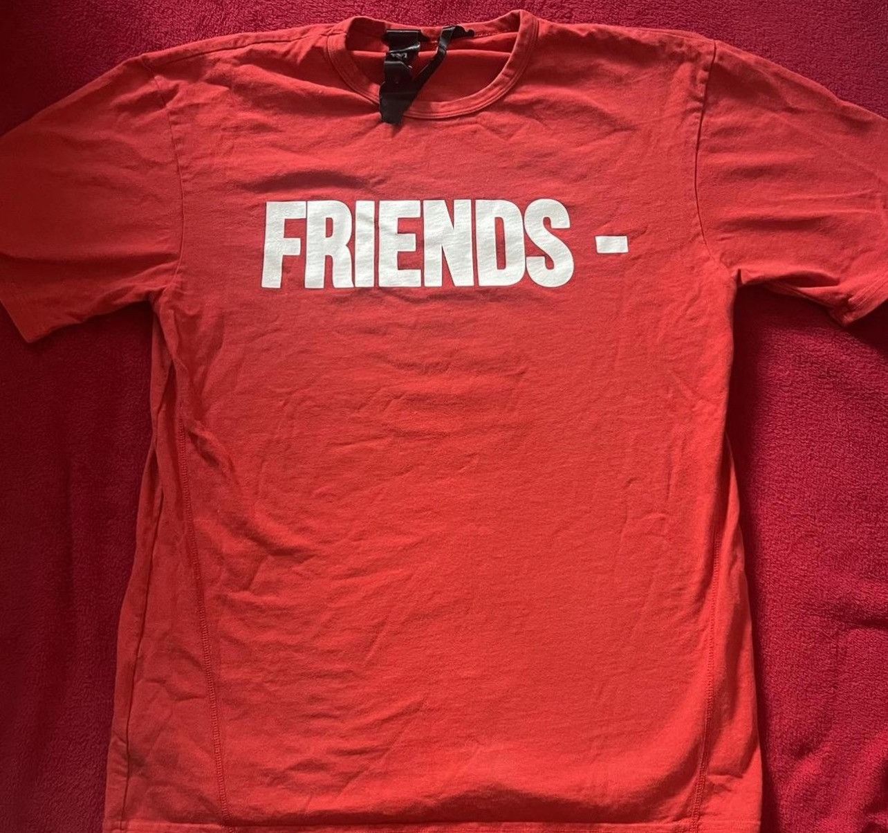 Vlone Red Vlone Friends Tee | Grailed