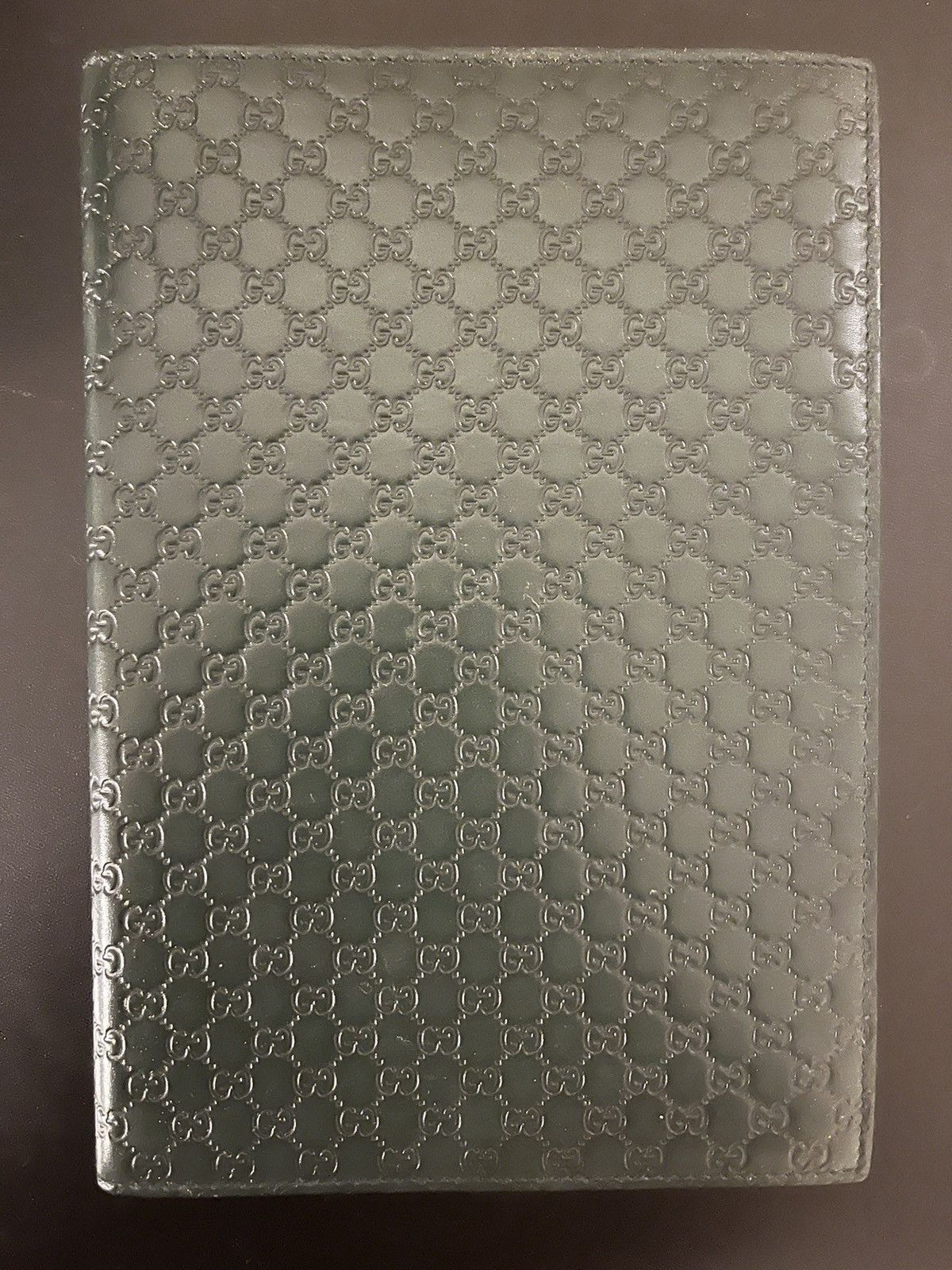 Gucci Gucci Monogram Leather Notebook | Grailed