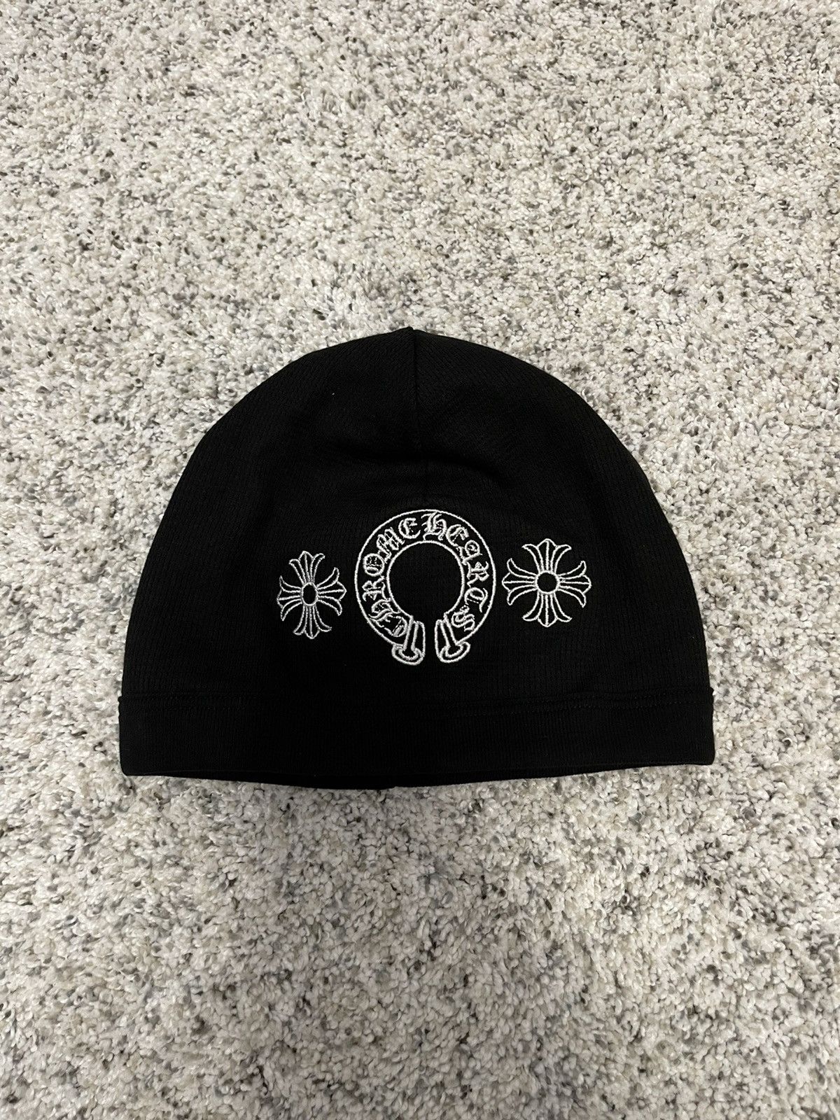 Chrome Hearts Chrome Hearts Horseshoe Skull Cap Beanie | Grailed