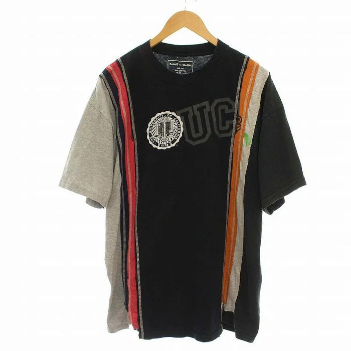 Needles Short Sleeve T-Shirts Multicolor Remake Rebuild Logo 7cut | Grailed