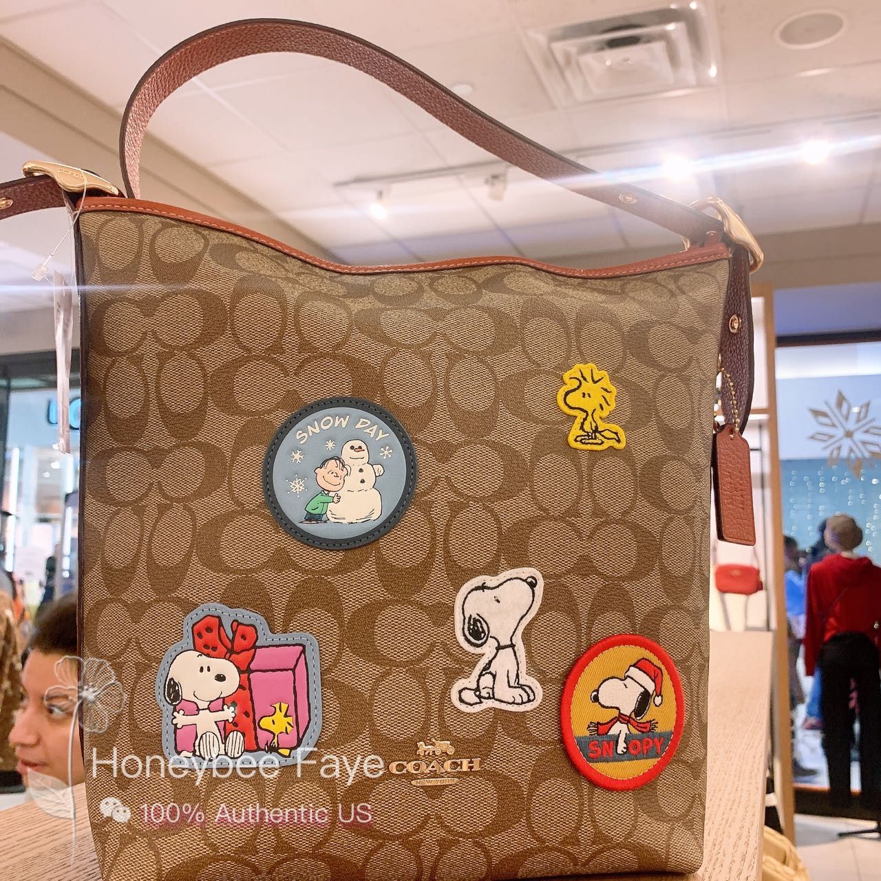 Coach Coach X Peanuts Val Duffle In Signature Canvas With Patches | Grailed