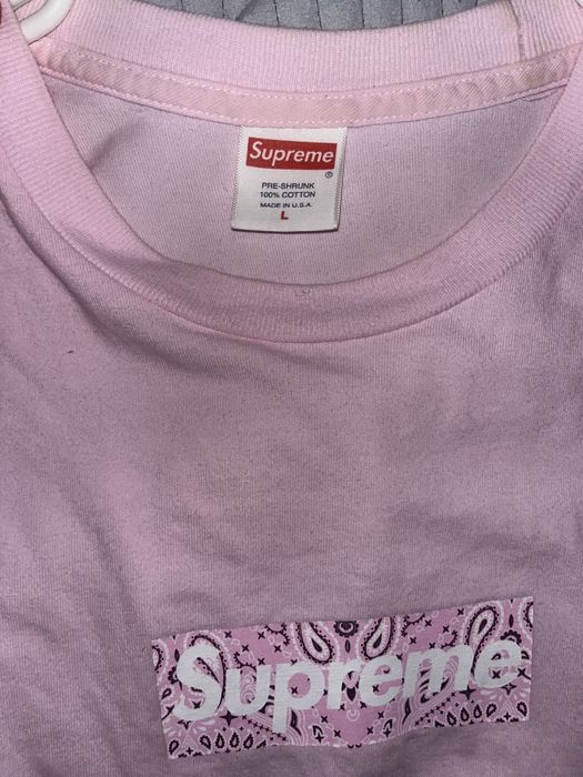 Supreme Supreme Pink Bandanna Boxlogo | Grailed