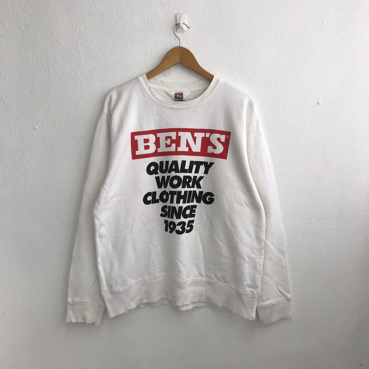 Ben Davis Ben Davis Sweatshirt Big Spellout Logo | Grailed