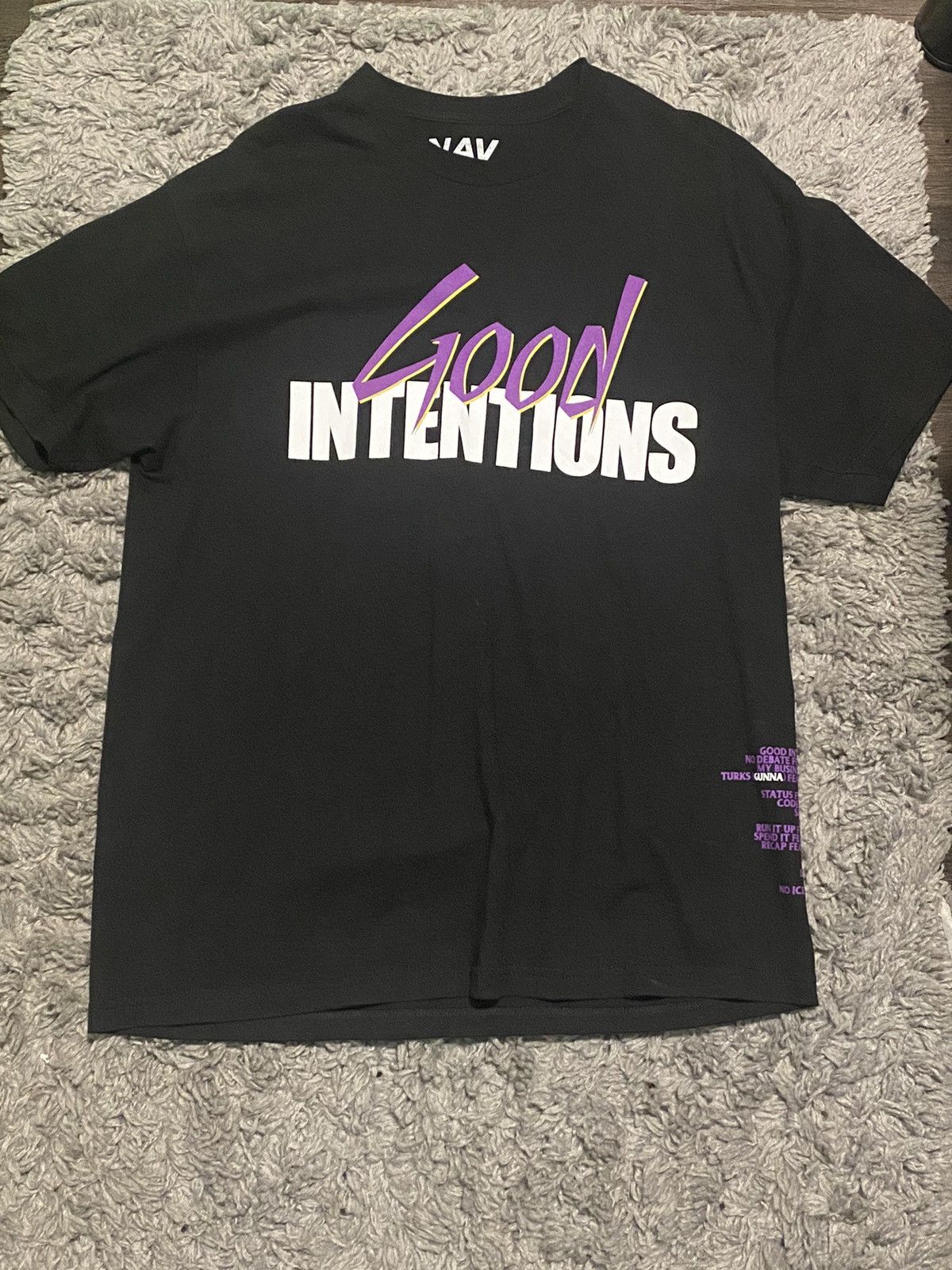 Vlone Vlone x Nav Bad habits Good intentions | Grailed