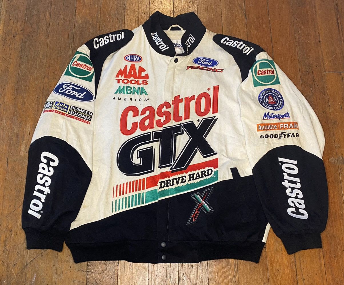 Ford Racing × NASCAR × Vintage Ford Racing Castrol X NASCAR jacket ...