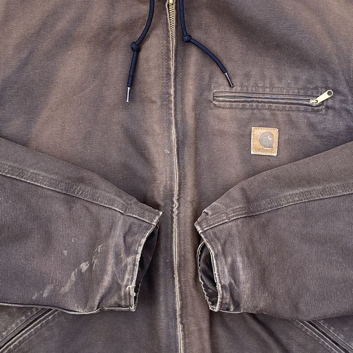 Carhartt Carhartt J141 Sherpa-Lined Sandstone Duck Sierra Jacket M ...