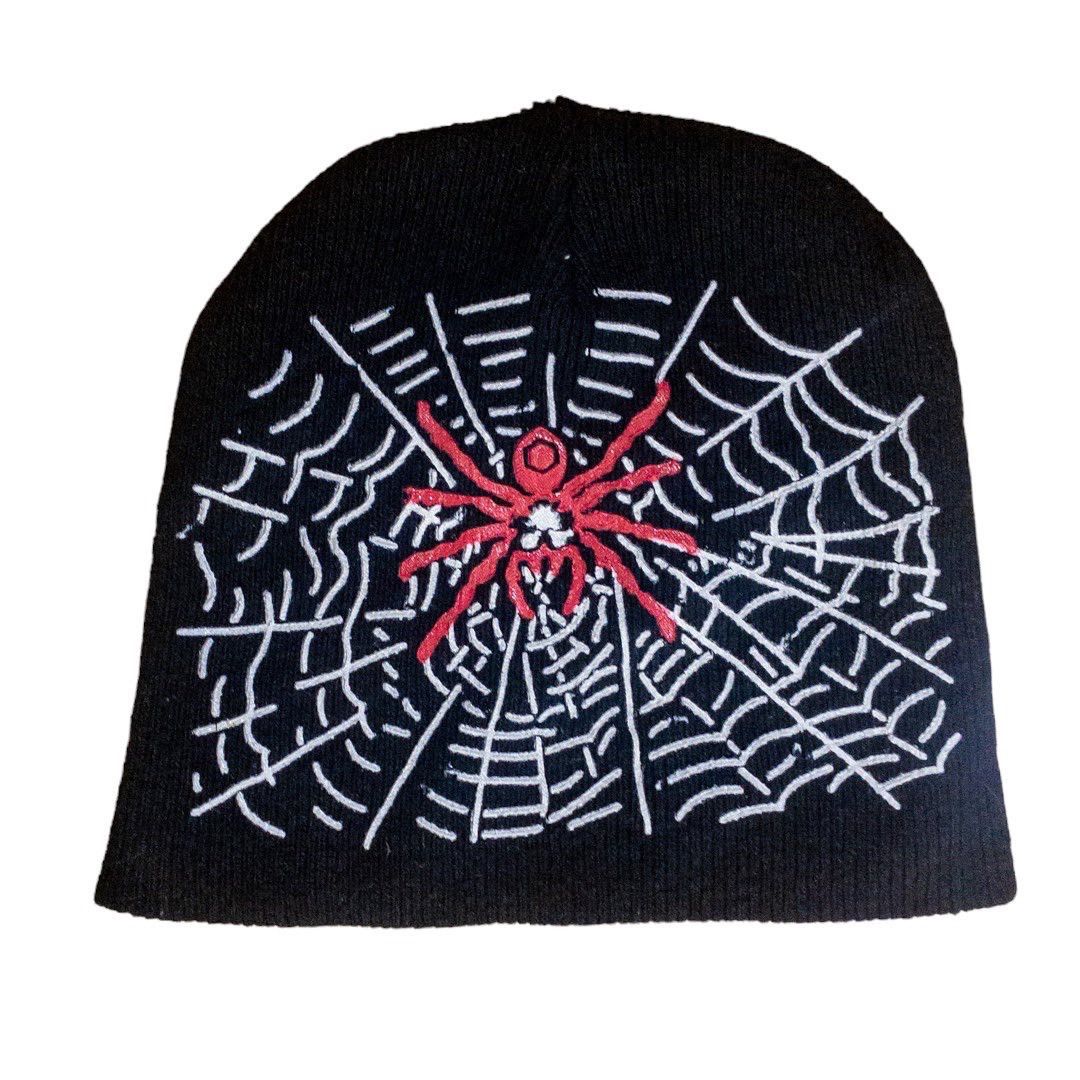 Other × Streetwear CYBER Y2K Red Spider beanie | Grailed