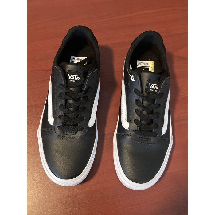 Vans Vans Ward Deluxe Women 9 Black Skate Shoes VN0A3TLA 721356 | Grailed