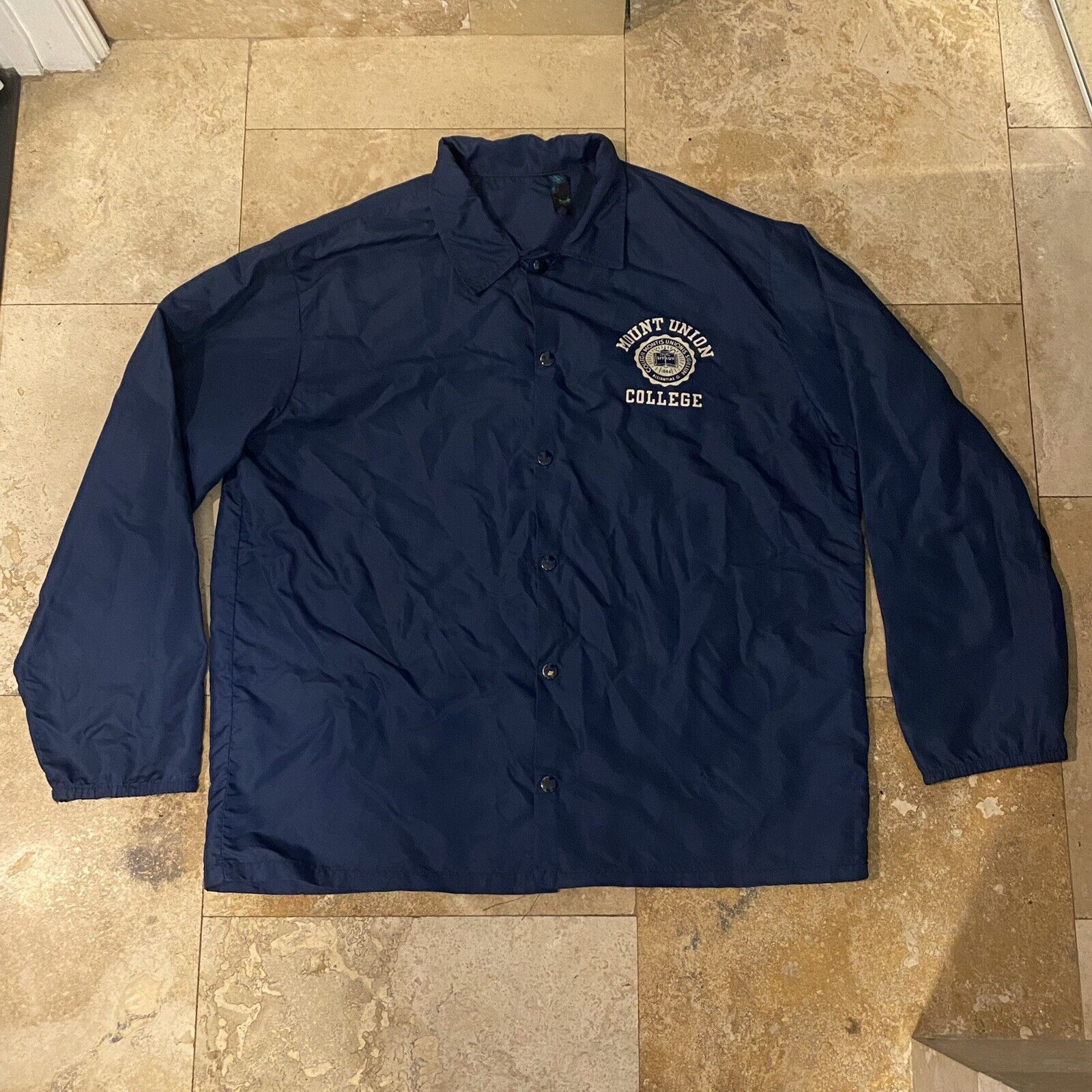 Champion Vintage Champion Running Man Football Coach Jacket Mount Union ...