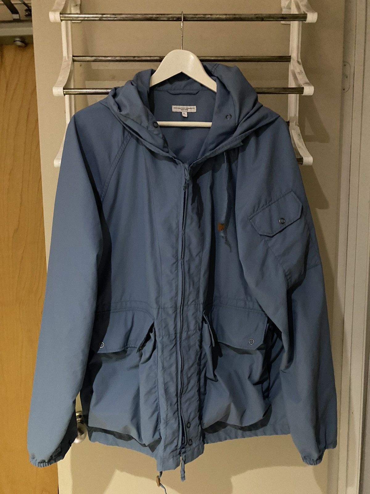Engineered Garments Engineered Garments Light Blue Atlantic Parka Large ...