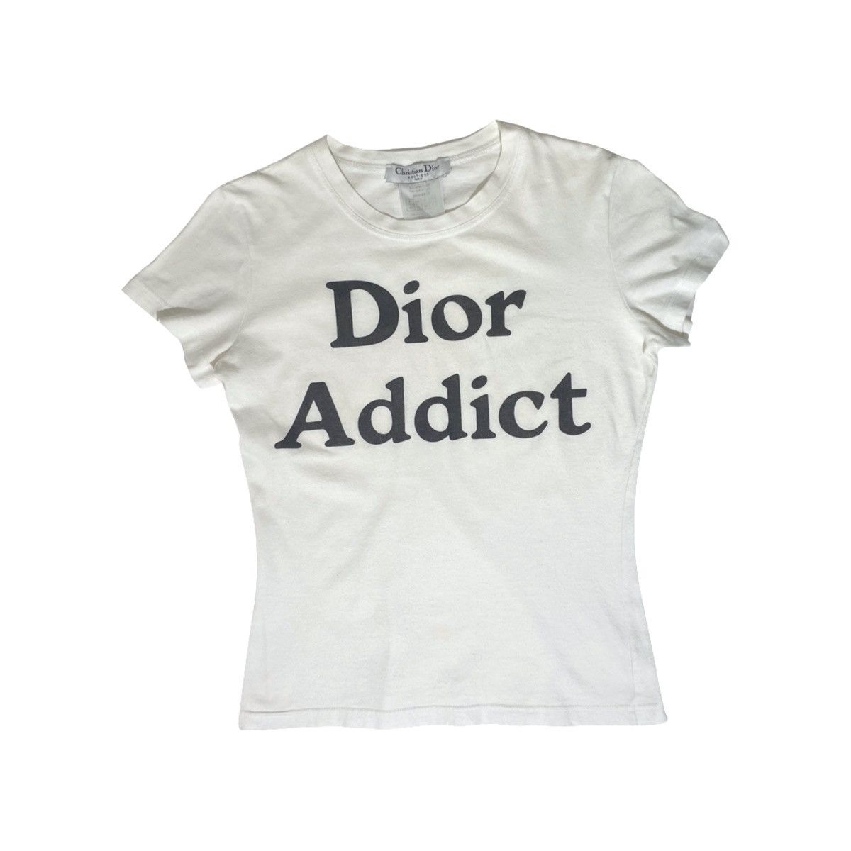 Dior Dior Addict Logo White T-shirt | Grailed