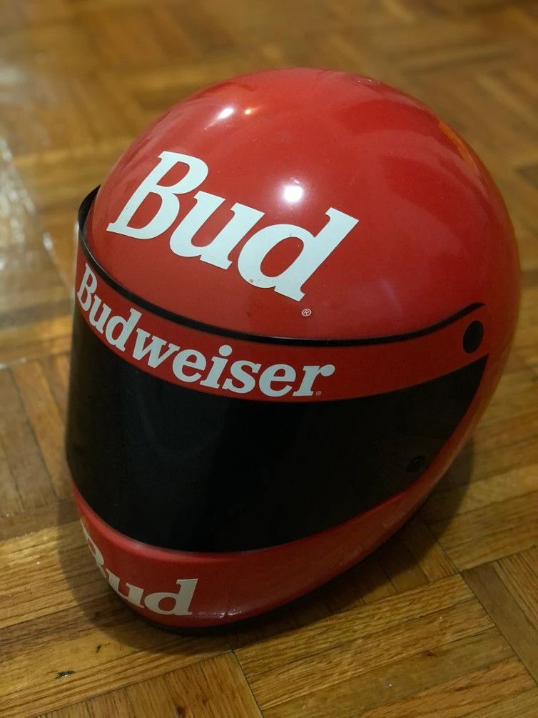 Budweiser × Vintage Vintage Budweiser 1998 Helmet Display | Grailed