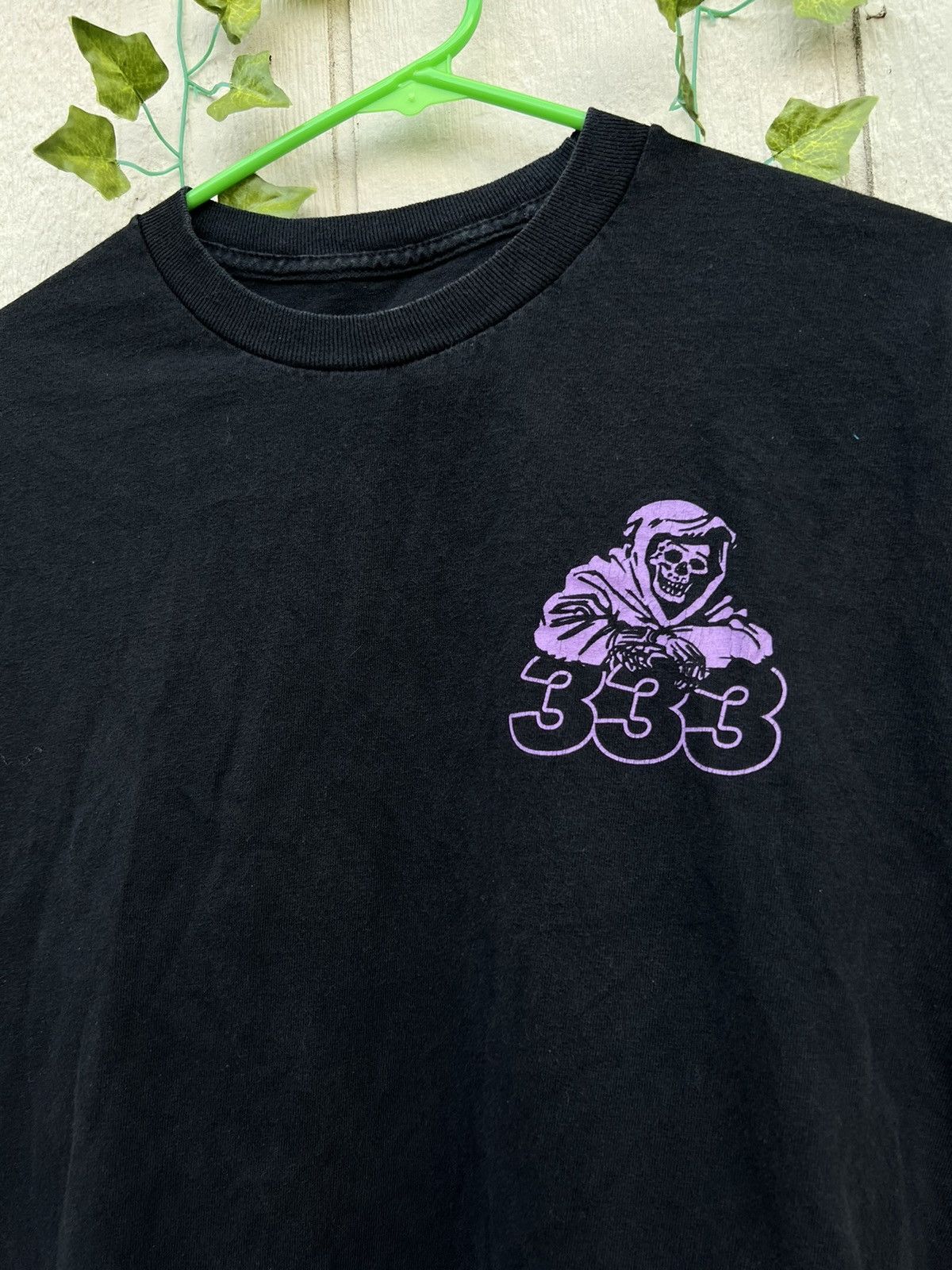 Half Evil Half Evil 333 Grim Reaper Tee Purple Logo | Grailed