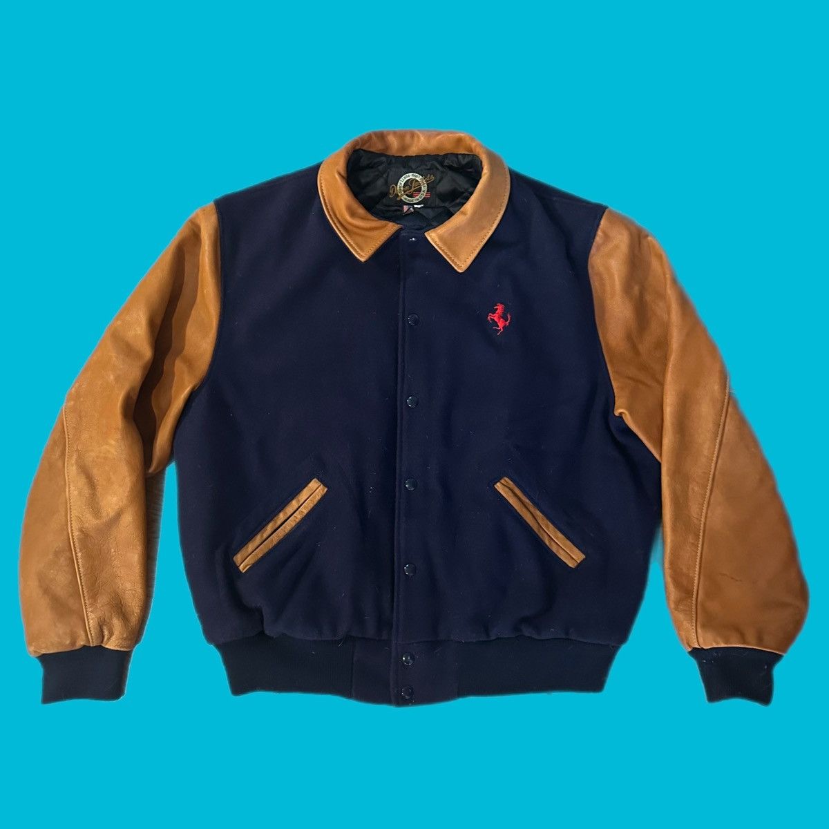 Vintage Vintage Made In USA Ferrari Varsity Jacket | Grailed