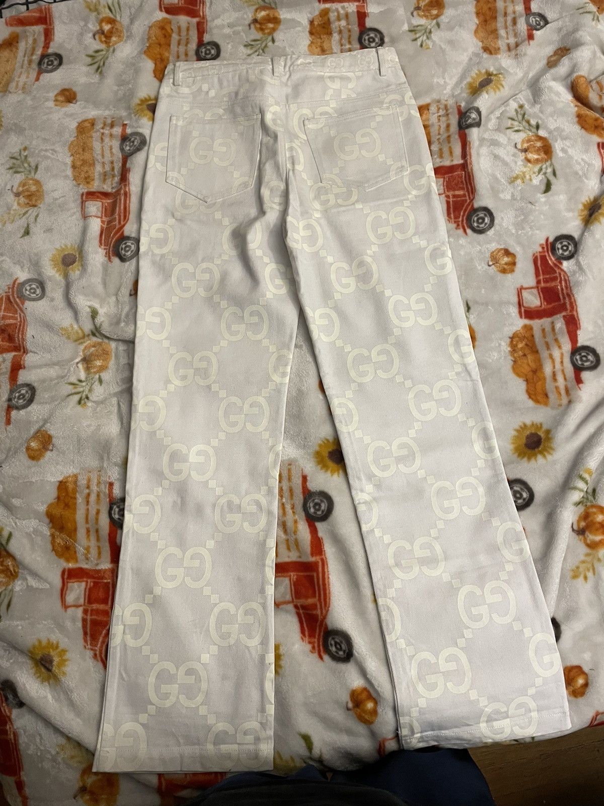 Imran Potato Imran potato white Gucci denim pants | Grailed