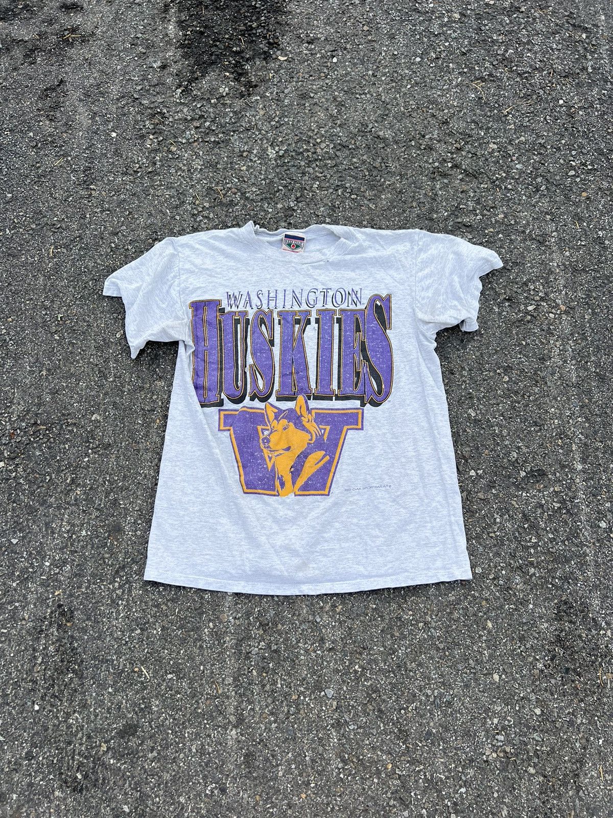 Streetwear × Vintage Vintage UDUB Husky Graphic Tee | Grailed