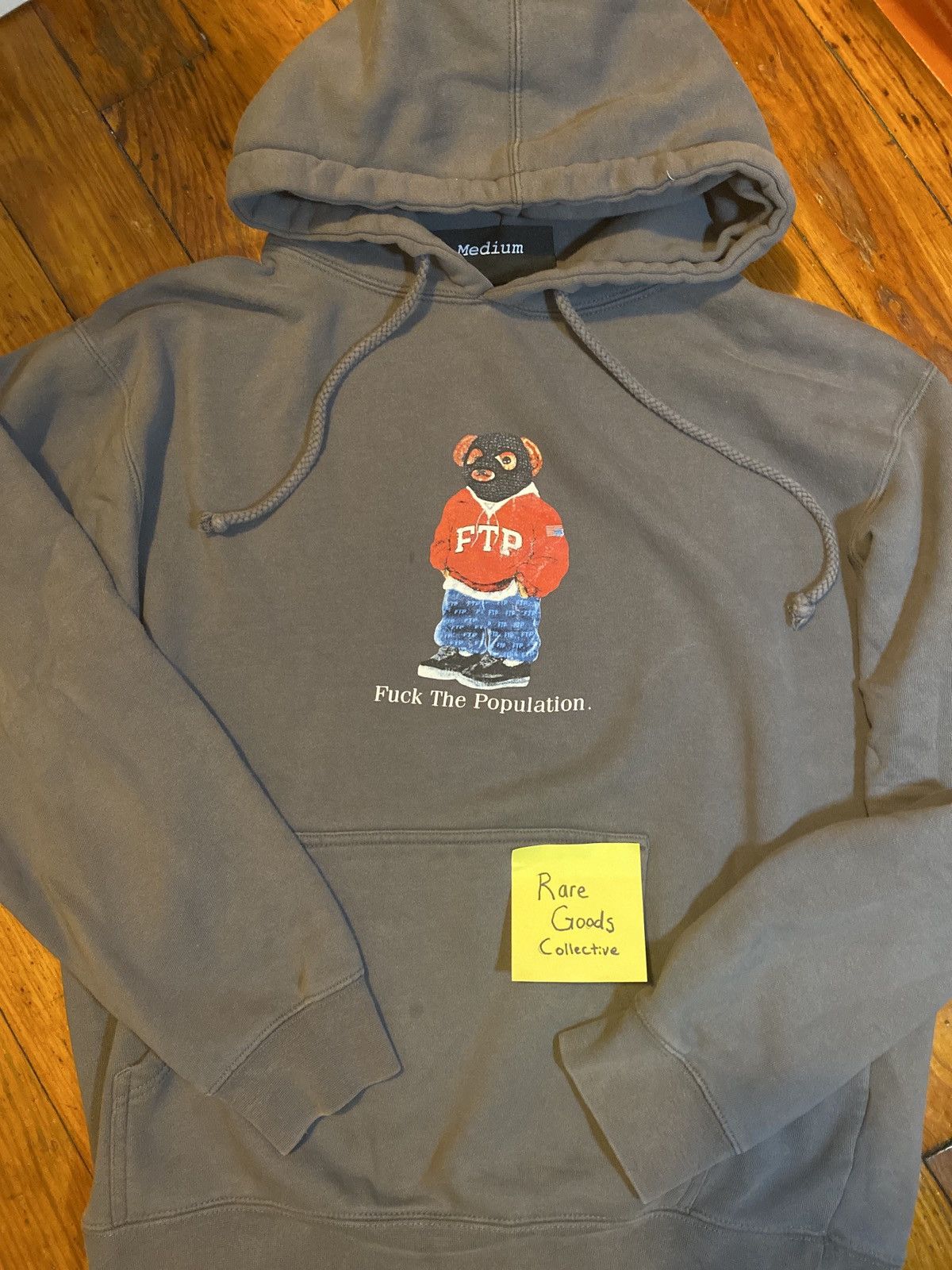 Fuck The Population FTP bear hoodie | Grailed