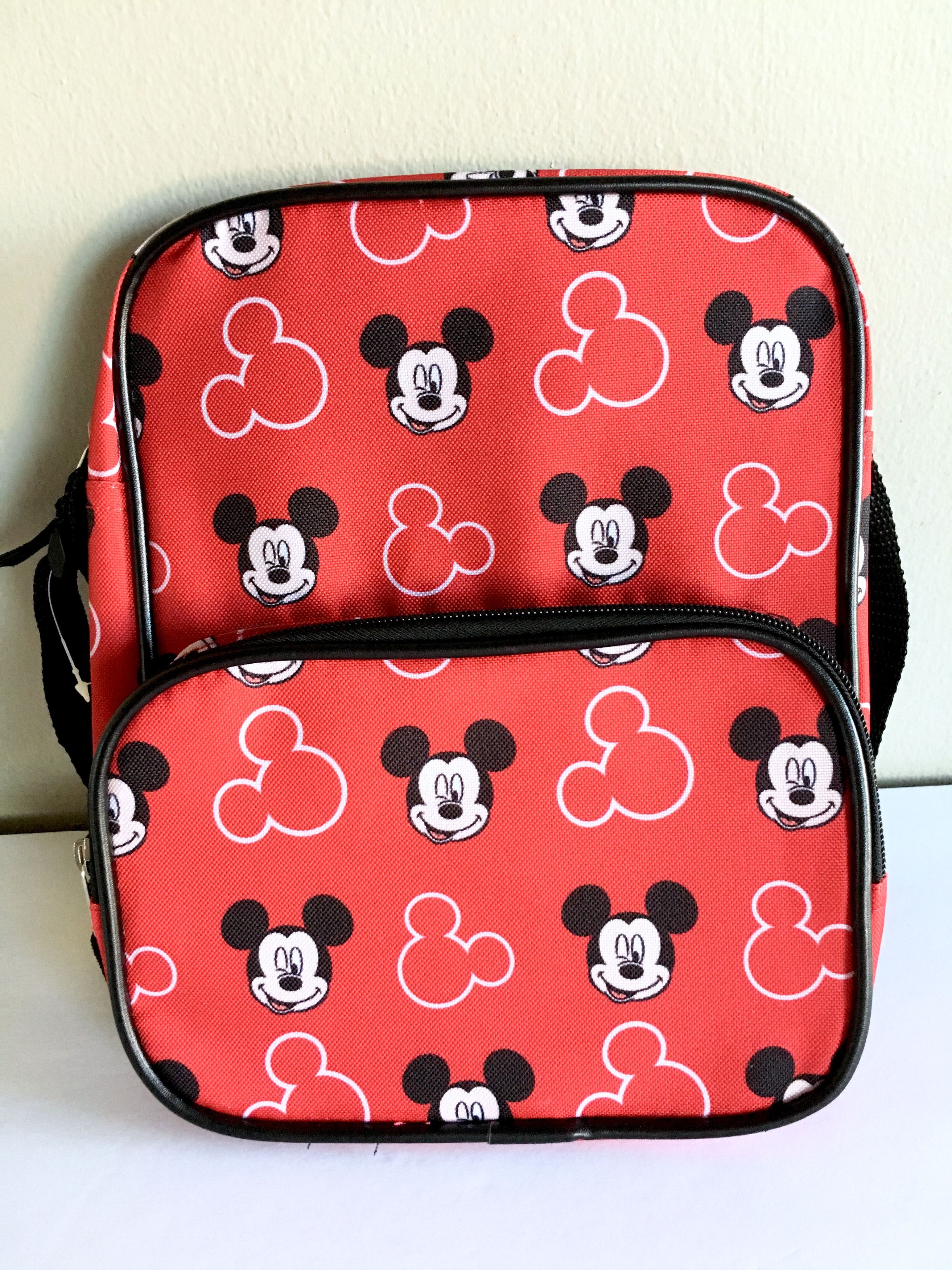 Disney Disney Mickey Mouse Red Logo Backpack Bag | Grailed