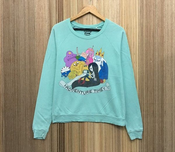 Disney Adventure Time Characters Crewneck BigLogo Sweatshirt | Grailed