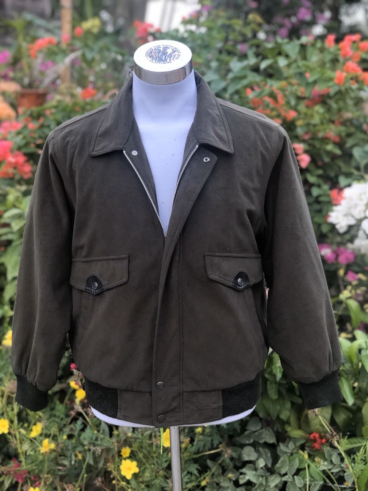 Bomber Jacket × Japanese Brand × Vintage RARE DESIGN EXCEED BOMBER ...