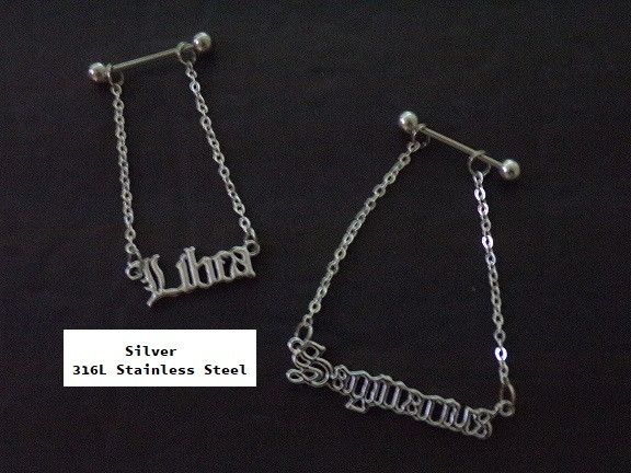Zodiac nipple jewelry store