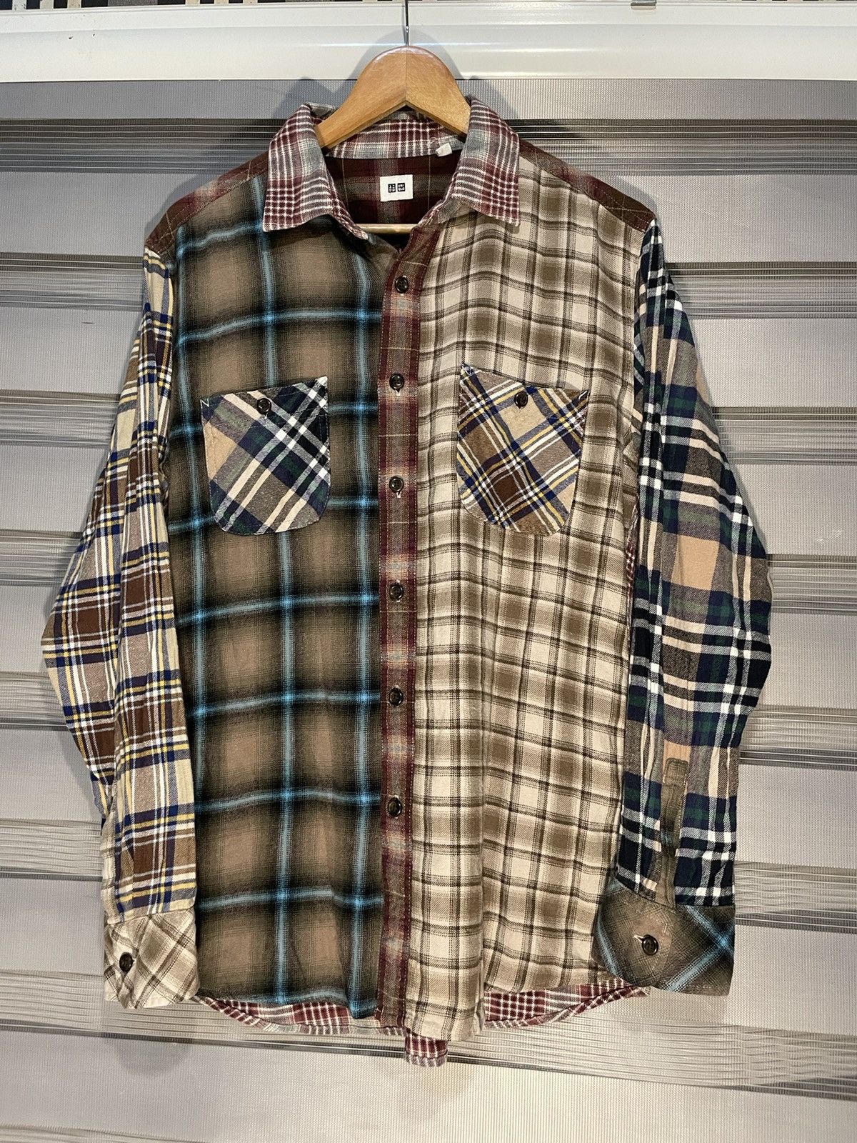 Uniqlo Multicolor Flannel Uniqlo Travis Scott Fashion | Grailed