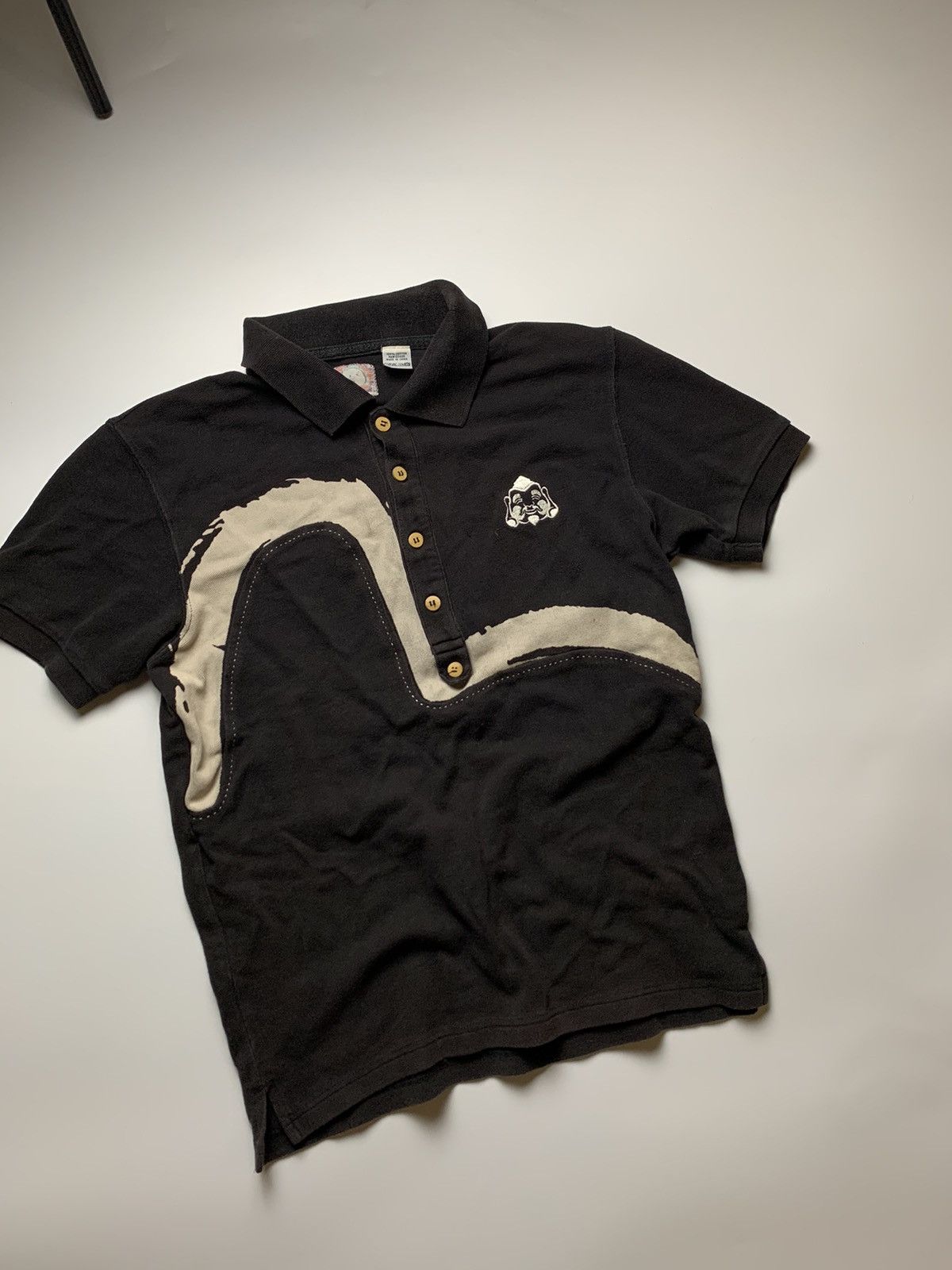 Evisu × Streetwear × Vintage Vintage polo Evisu big logo | Grailed