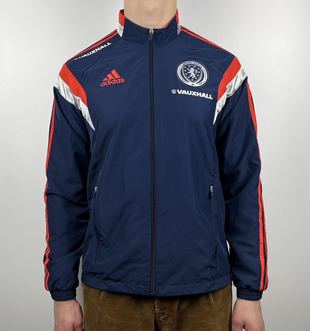 Adidas Adidas Scotland Men's Tracksuit Jacket Football Training Top ...