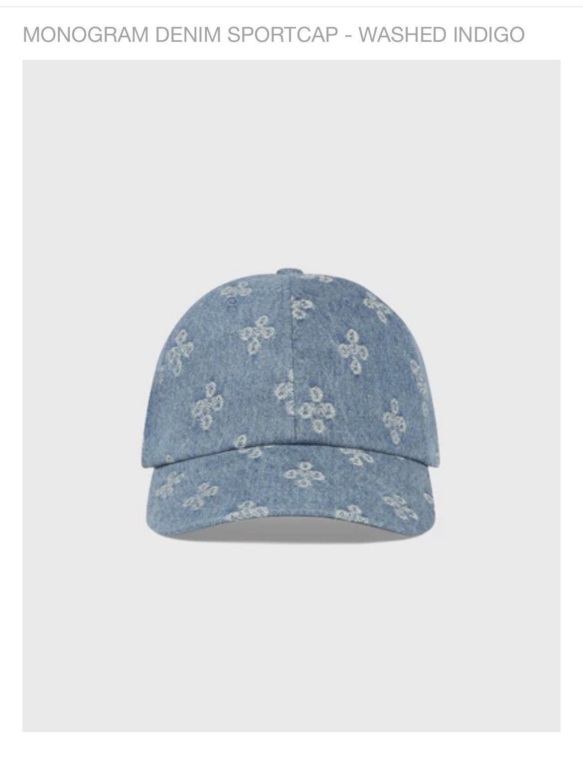 Octobers Very Own OVO Denim Monogram Indigo Washed Sportcap | Grailed