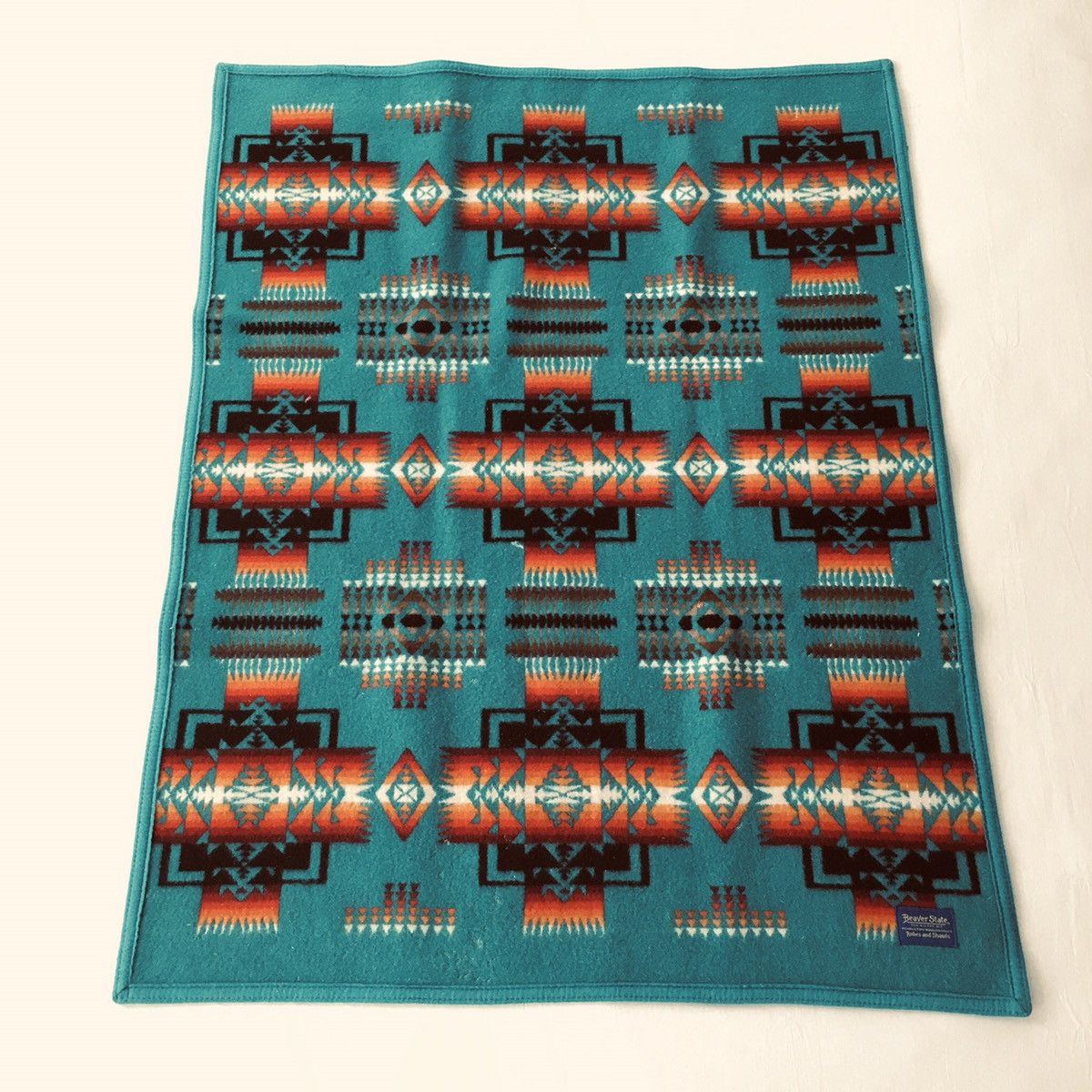 Native × Navajo × Pendleton Beaver State PENDLETON Wool Blanket 33”x43 ...