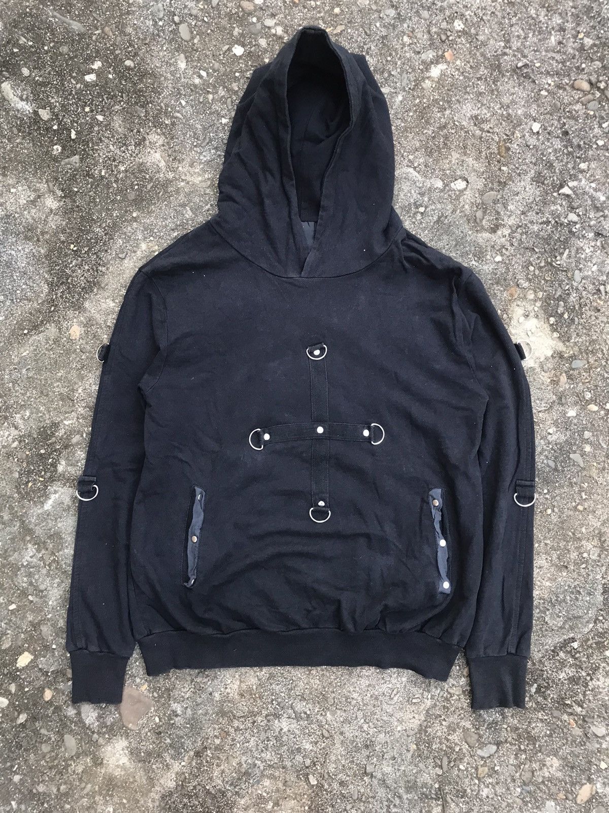 Archival Clothing 2000s Japanese brand bondage hoodie | Grailed