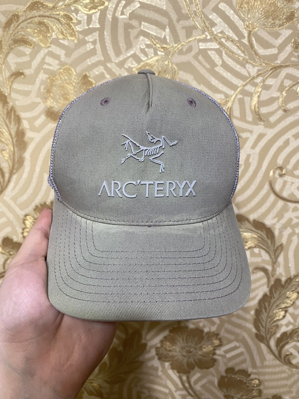 Arc'teryx Arcteryx Hats Grey cap big logo | Grailed