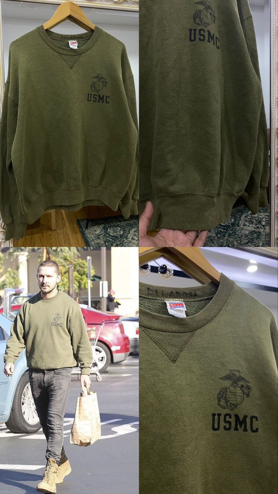 Vintage Vintage USMC Marine Crewneck | Grailed