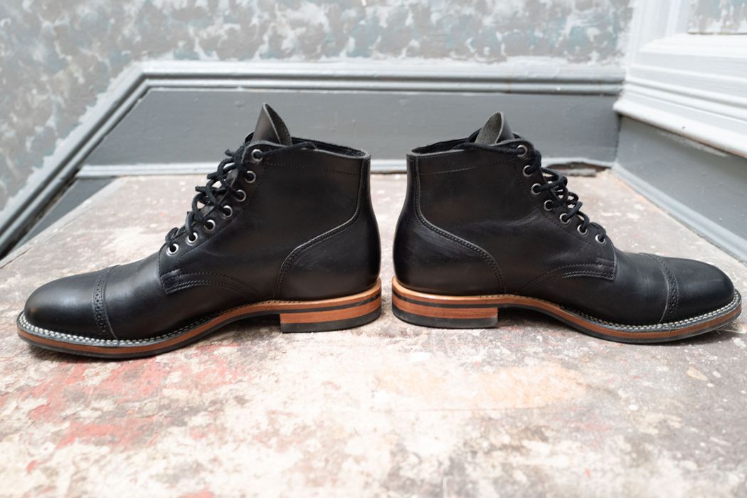 Viberg 2030 Service Boot - Black CXL (3sixteen) | Grailed