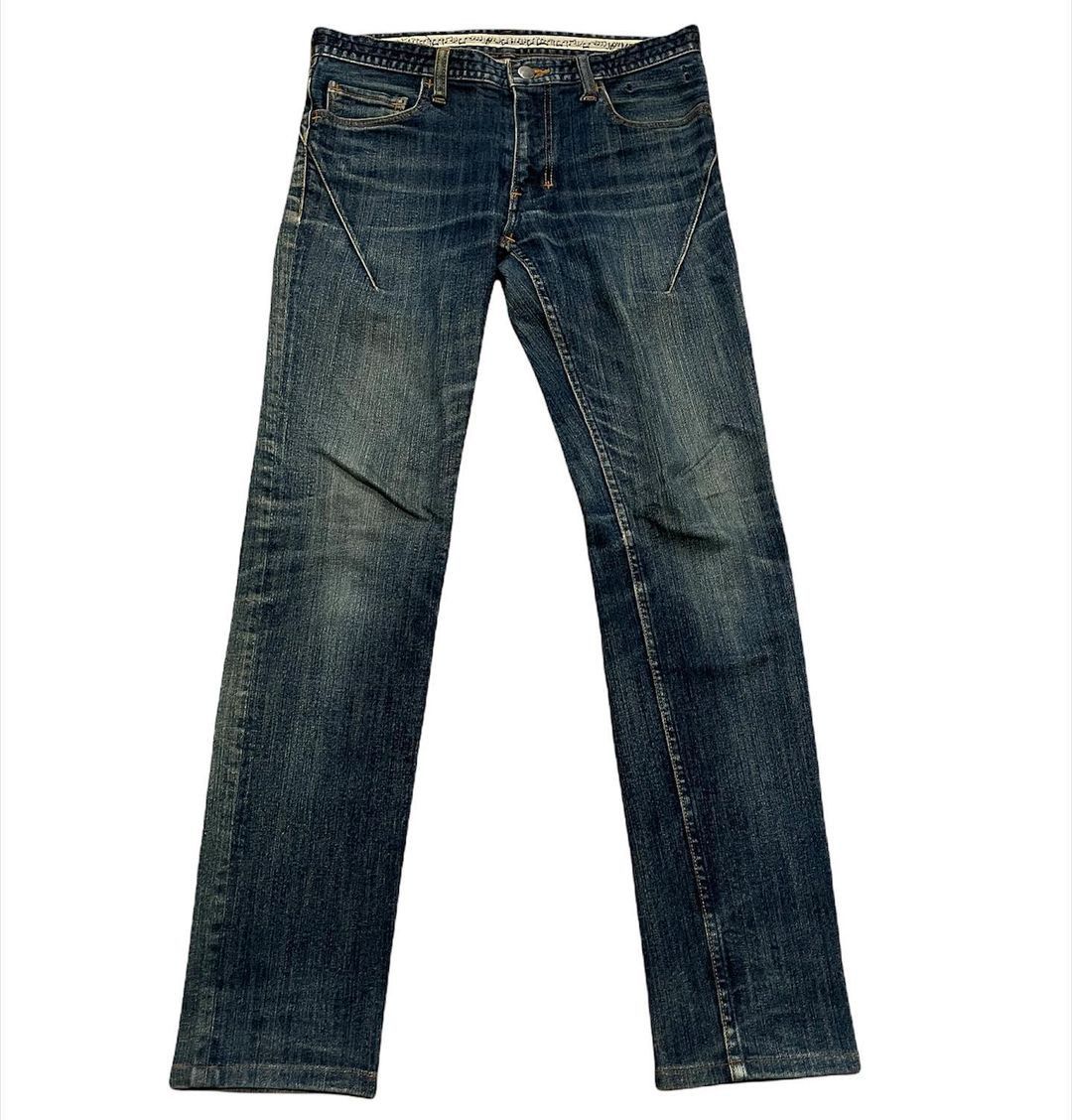 Japanese Brand × Number (N)ine AW09 Blue Heart Patch Jeans | Grailed