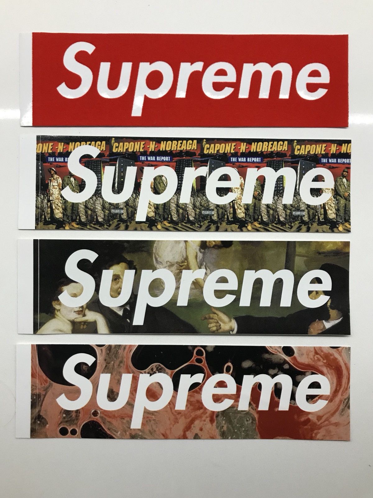 Supreme Supreme Variety Box Logo Sticker Set of 4 | Grailed