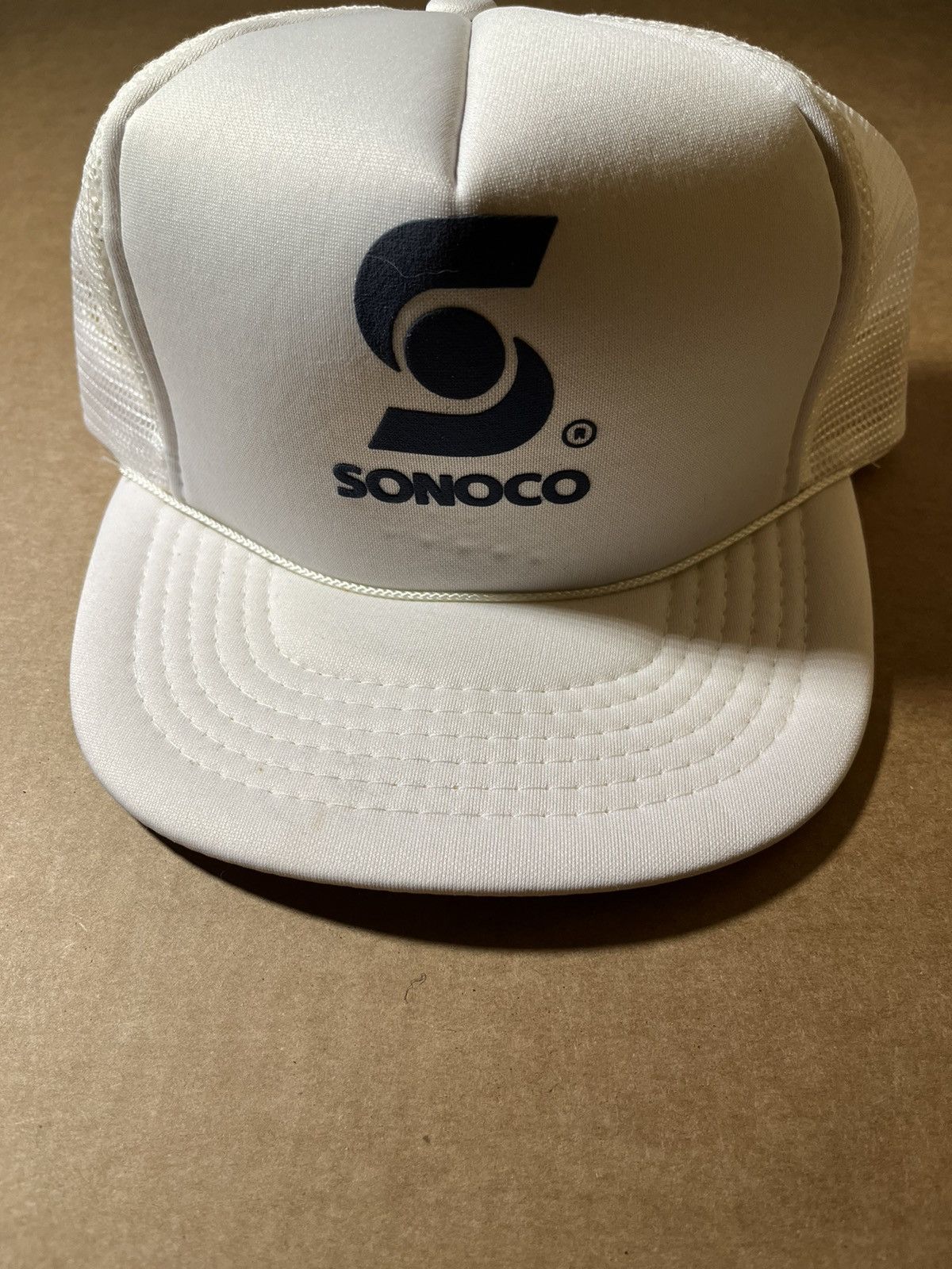 Hat × Trucker Hat × Vintage Vintage Sonoco Hat | Grailed