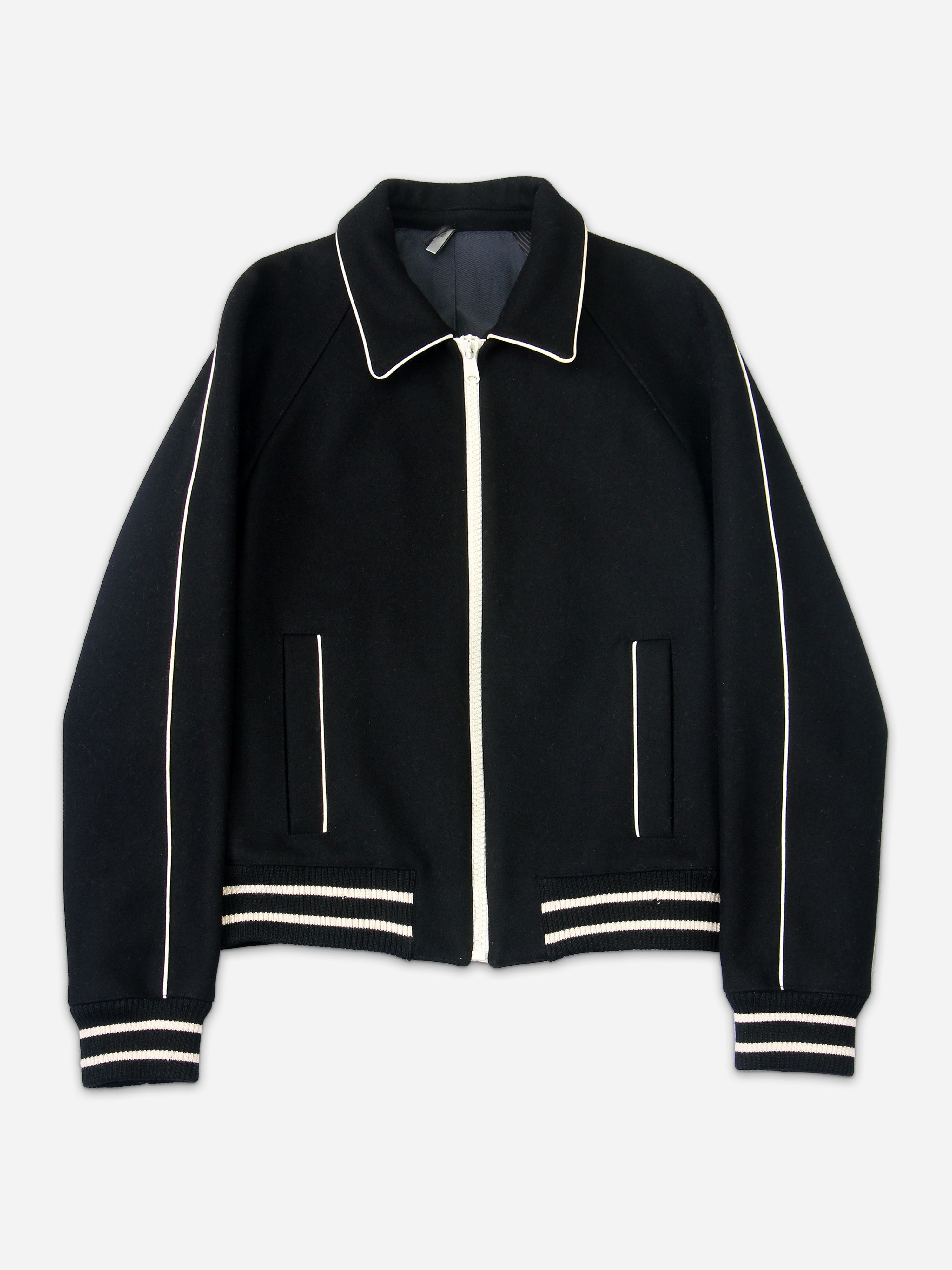 Dior × Hedi Slimane Dior Homme AW2005 Wool Baseball Varsity Jacket ...