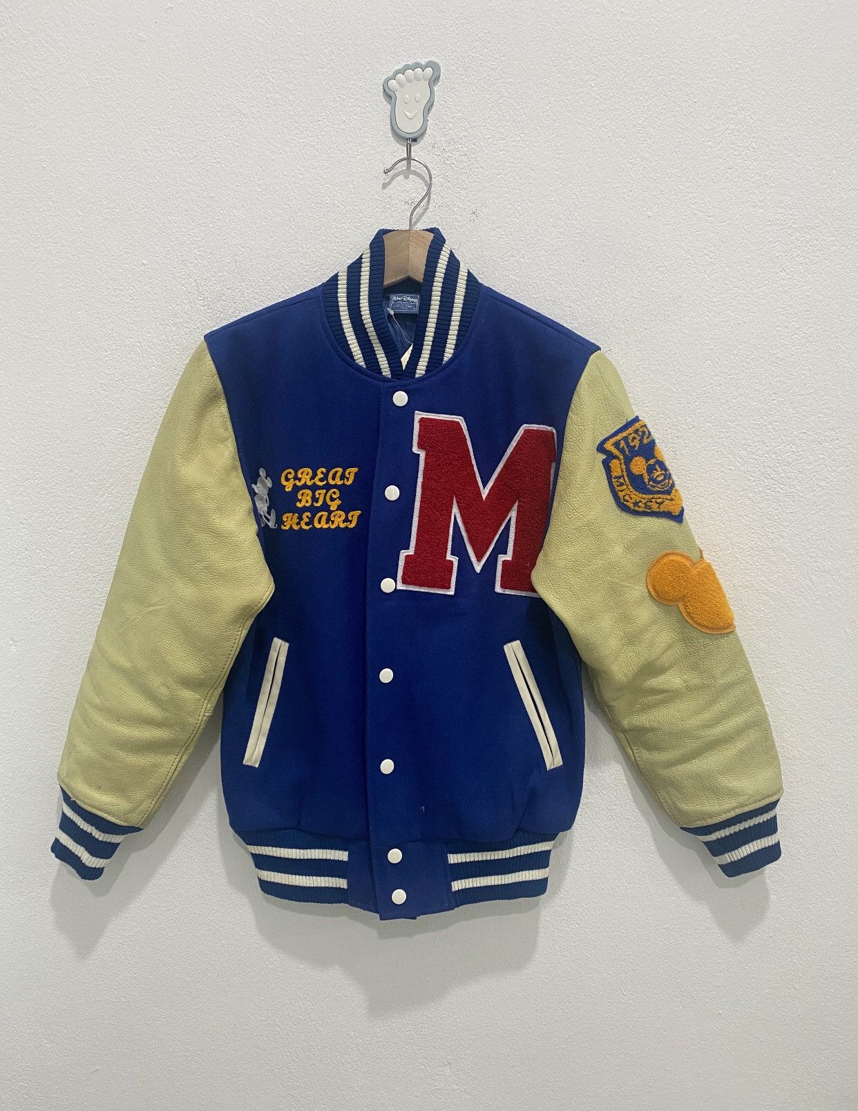Mickey Mouse WALT DISNEY VARSITY JACKET MICKEY MOUSE DESIGN BIG LOGO ...