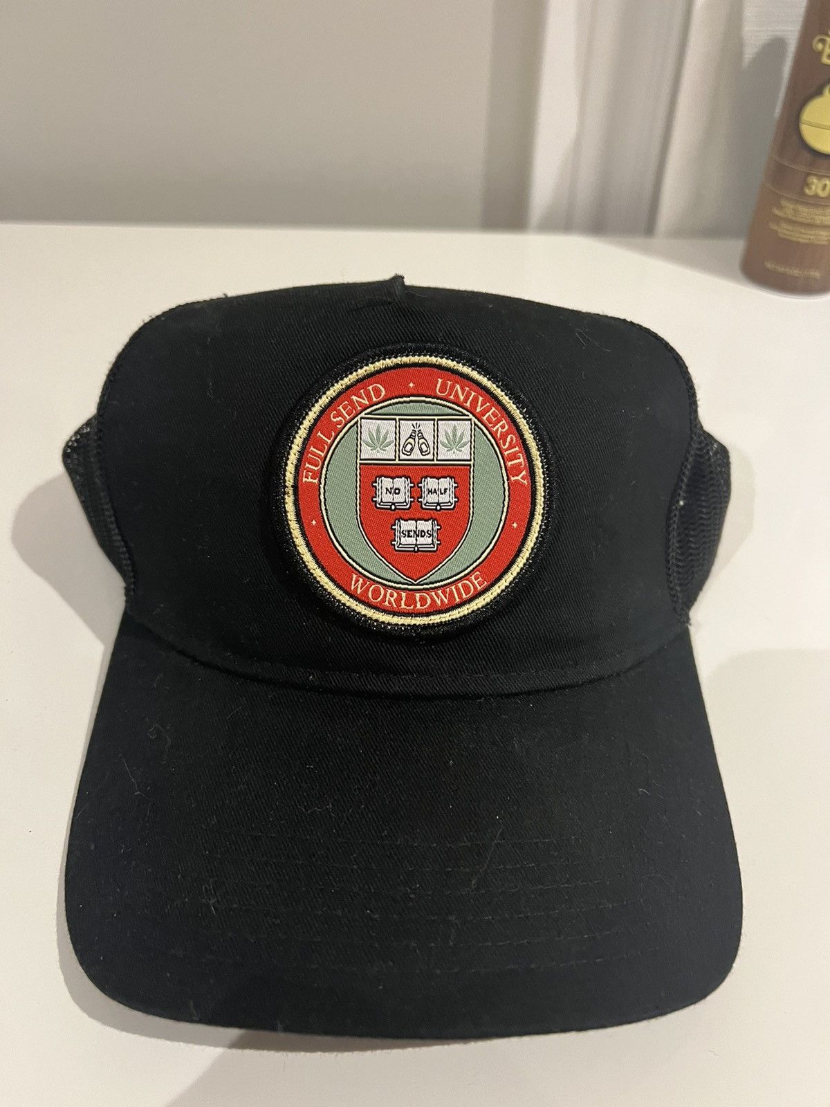Full Send × Streetwear Full send university cap by Nelk | Grailed