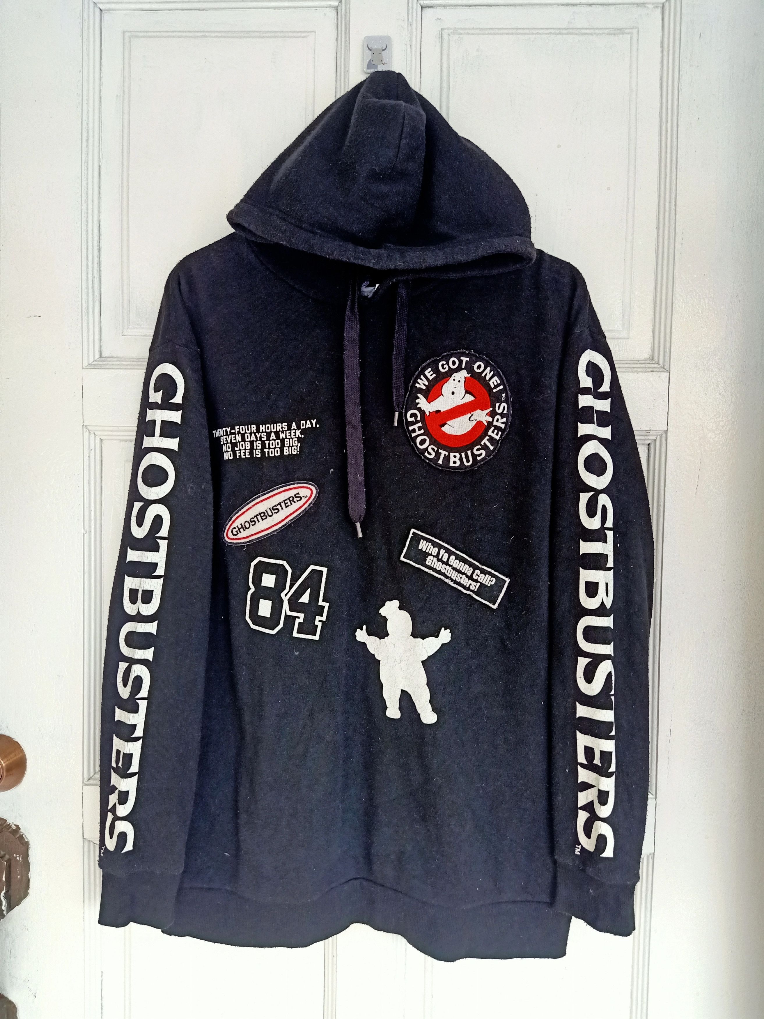 Vintage Ghostbusters Patches Hoodie | Grailed