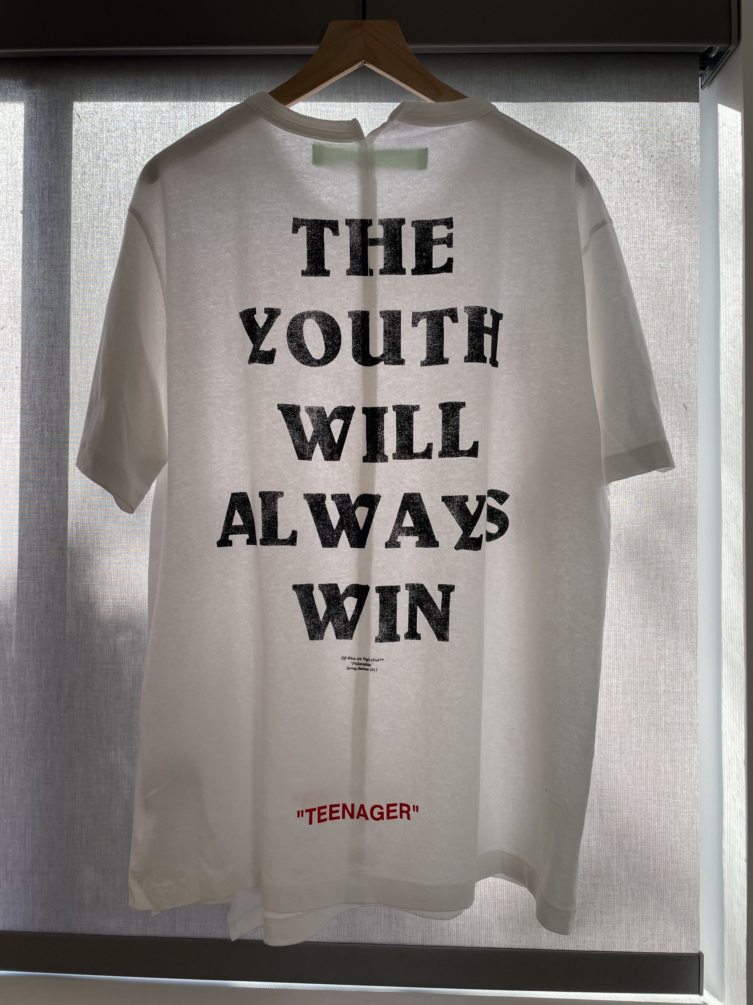 Off-White The Youth Will Always Win T-Shirt | Grailed